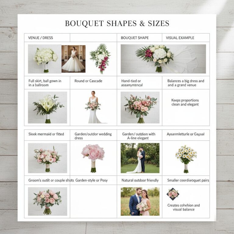 Different Types of Wedding Bouquets | Shapes, Styles & Trends